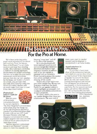 Altec Lansing Model 4, 6 and 8 - Vintage Audio Ads - classicaudio.com