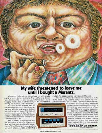 Marantz 4140 and 115B - Vintage Audio Ads - classicaudio.com