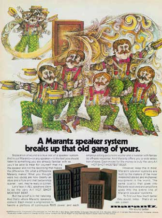 Marantz Speakers #2 - Vintage Audio Ads - classicaudio.com