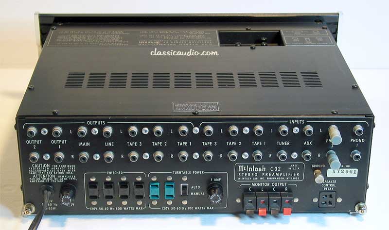 classicaudio.com..... For Sale..... McIntosh C-32