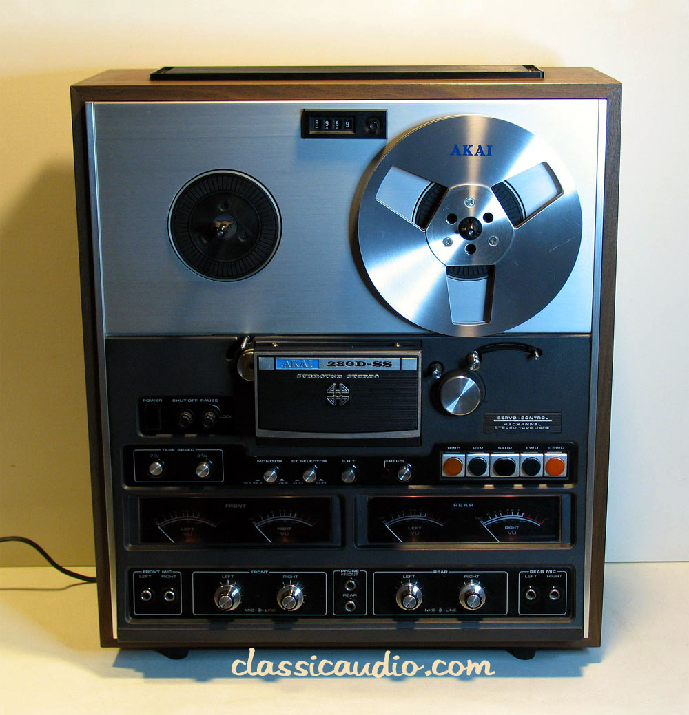 classicaudio.com..... For Sale.....Akai 280D-SS Reel to Reel