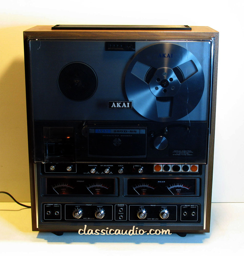 classicaudio.com..... For Sale.....Akai 280D-SS Reel to Reel