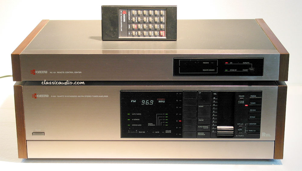classicaudio.com..... For Sale..... Kyocera R-861and RC-101