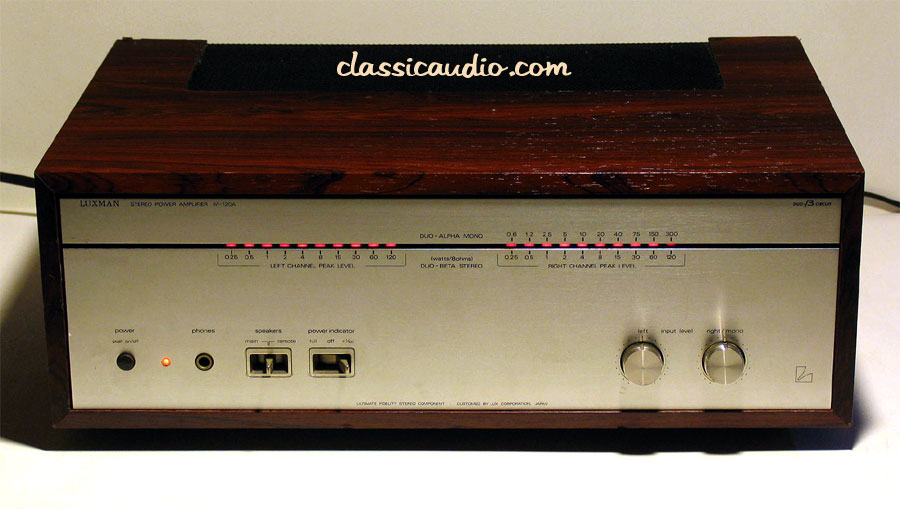 Luxman M-120A - For Sale - classicaudio.com