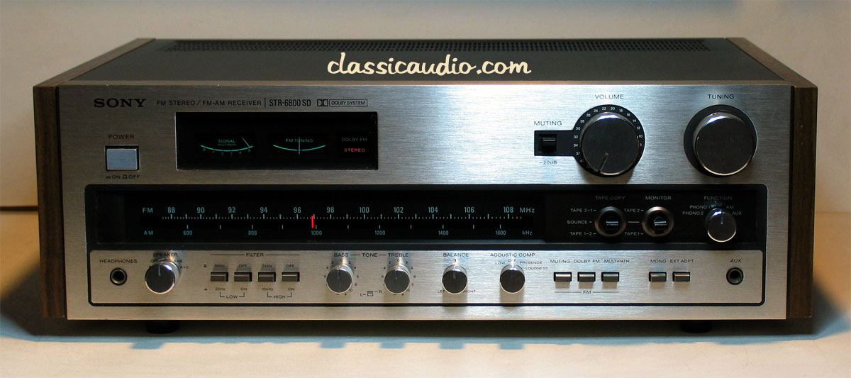 classicaudio.com..... For Sale..... Sony STR-6800SD