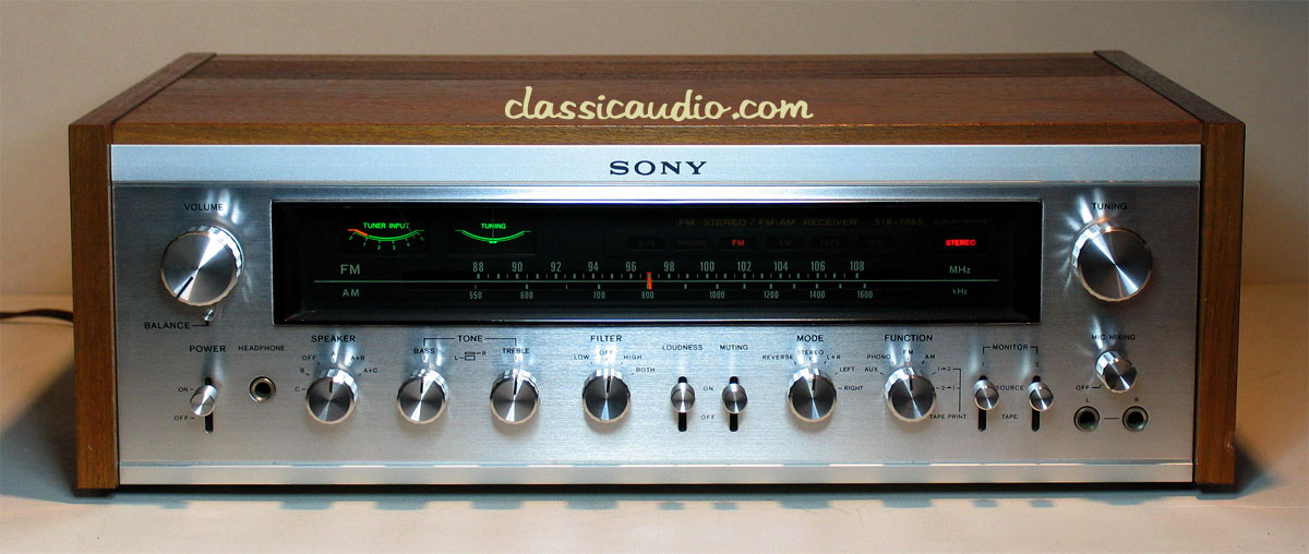 classicaudio.com..... For Sale..... Sony STR-7065