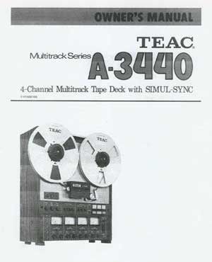classicaudio.com..... For Sale.....Teac A-3440 Reel to Reel