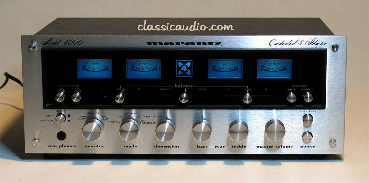 classicaudio.com..... For Sale..... Marantz 4000 with SQA-2B