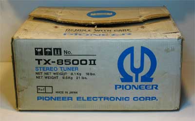 classicaudio.com..... For Sale..... Pioneer TX-8500II and SA-8500II
