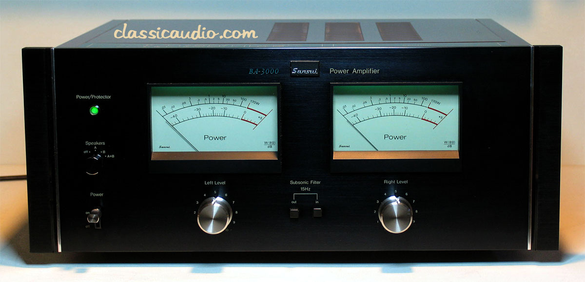 Sansui TU-9900, CA-3000 and BA-3000 - For Sale - classicaudio.com