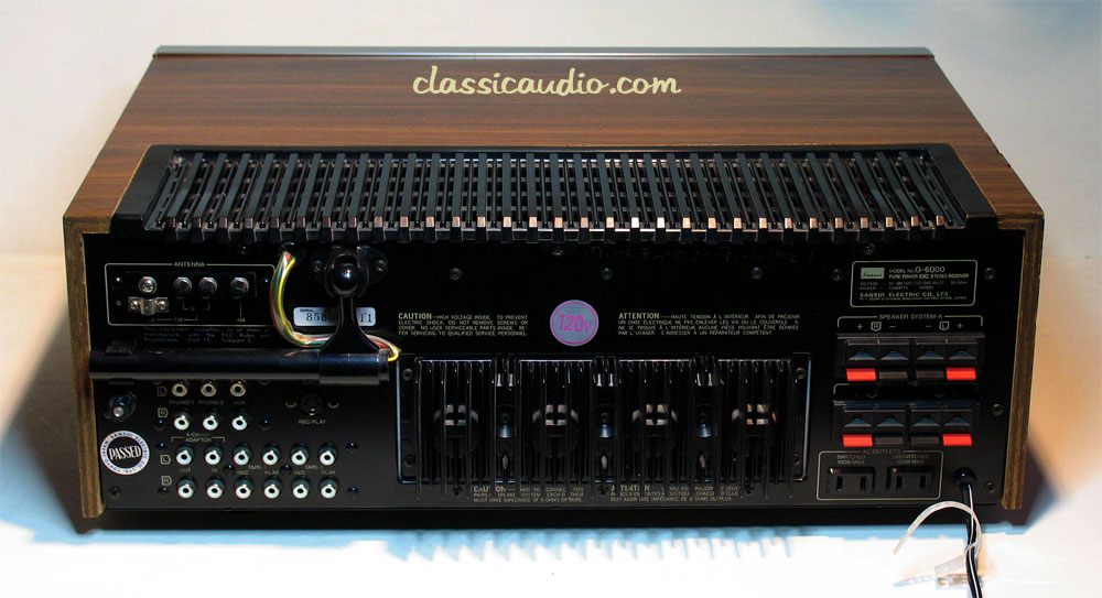 Sansui G-6000 For Sale classicaudio.com