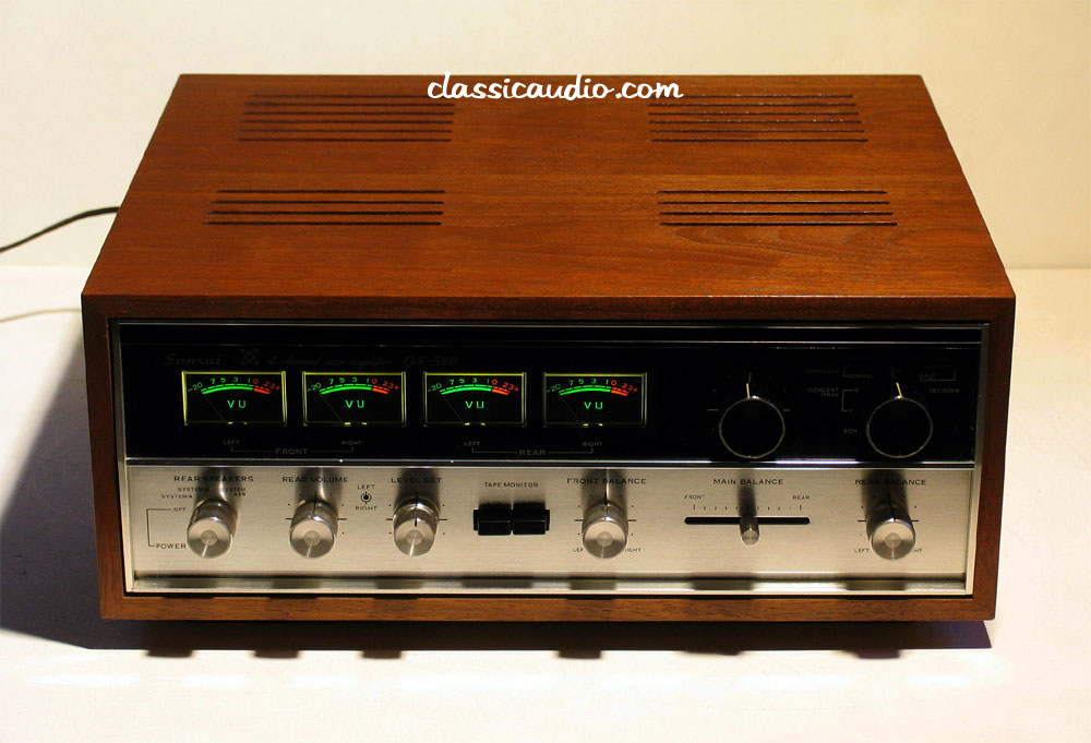 classicaudio.com..... For Sale..... Sansui QS-500