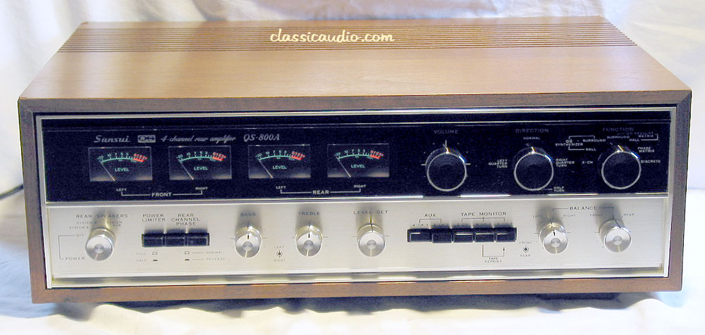 Sansui QS-100 score = QS decoder + rear amplifier (with nude pics ...