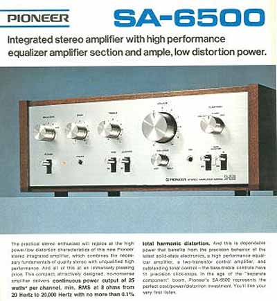 classicaudio.com..... Valuation..... Pioneer SA-6500